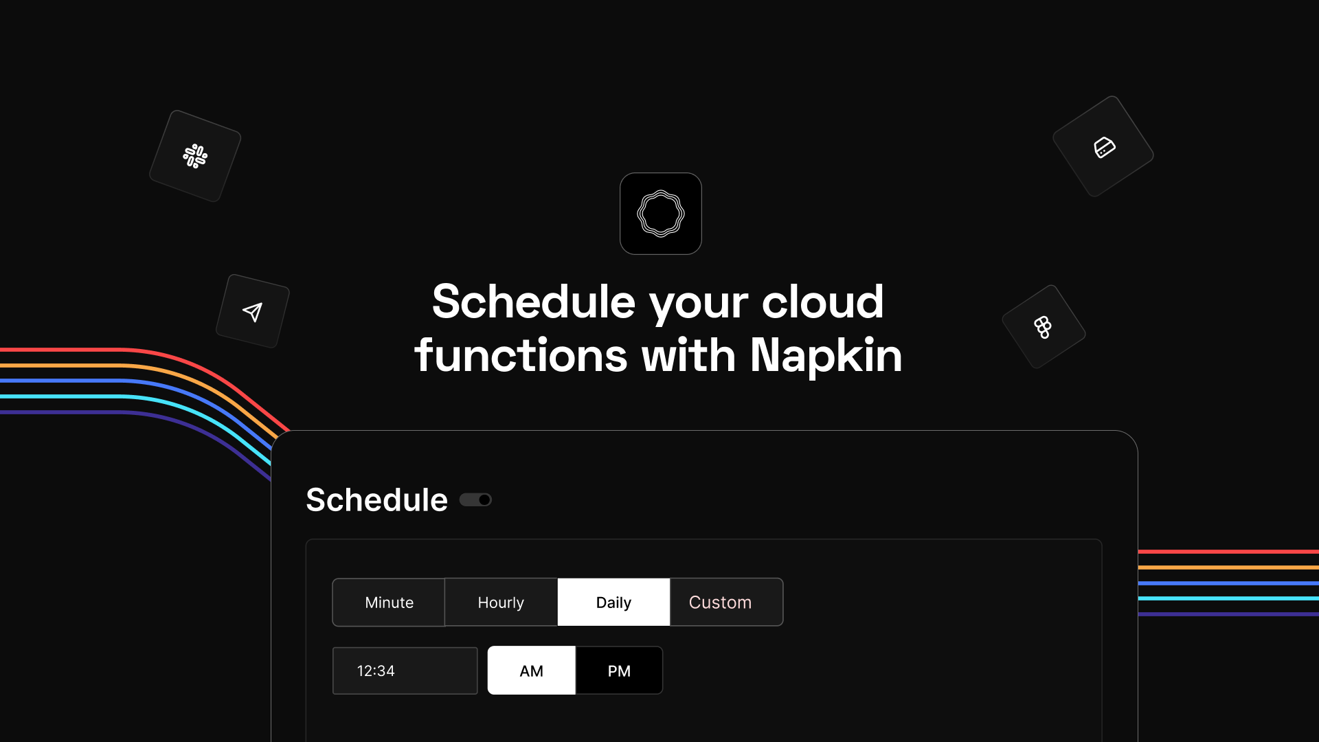Napkin – Schedule cloud functions